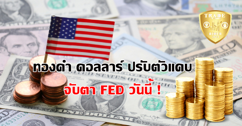 ทองคำ ดอลลาร์ปรับตัวแคบ นักลงทุนซื้อขายระมัดระวัง จับตา FED วันนี้! - Traderider
